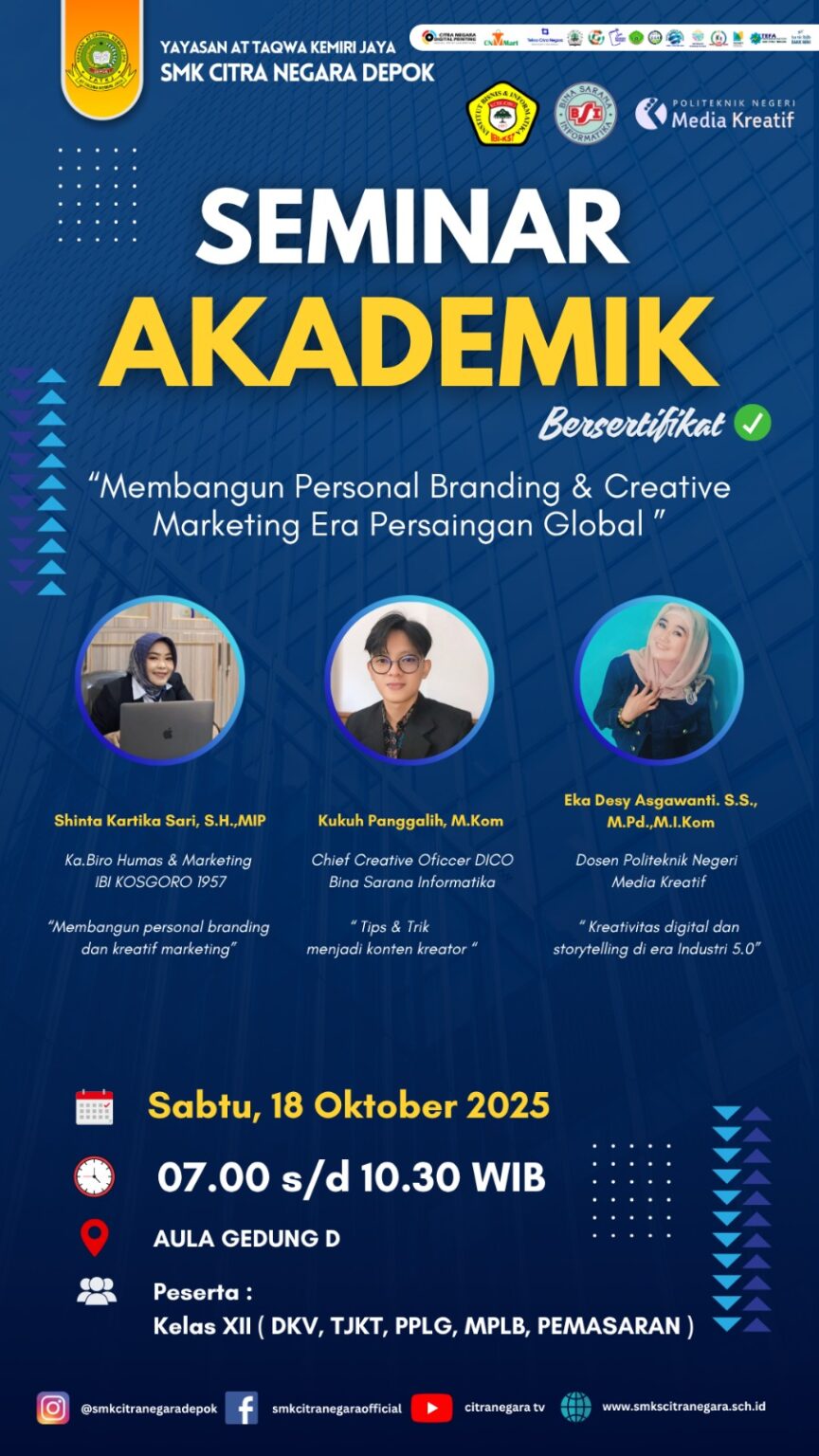 SMK Citra Negara - Pilihan Yang Tepat Di Sekolah Yang M.A.N.T.A.P